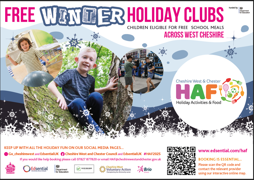 Cheshire West Holiday Activities and Food (HAF) Programme | Cheshire ...